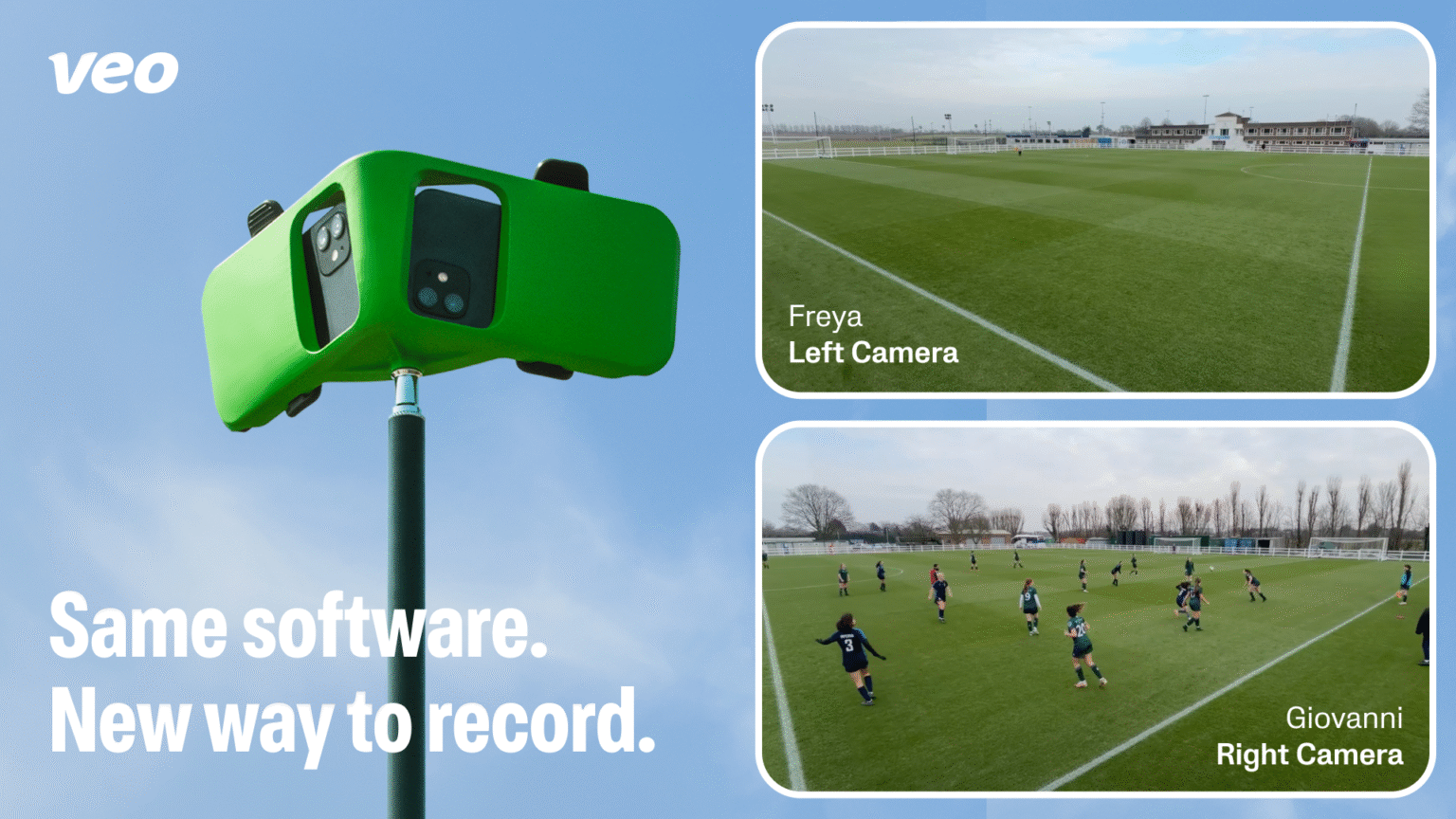 Veo Cam 3 tekoälyyn pohjautuva kamera urheilukuvaukseen